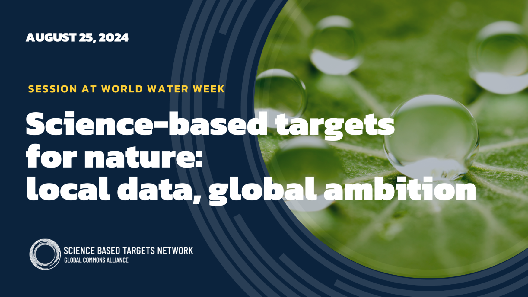 Science-based targets for nature: local data, global ambition – Science Based Targets Network